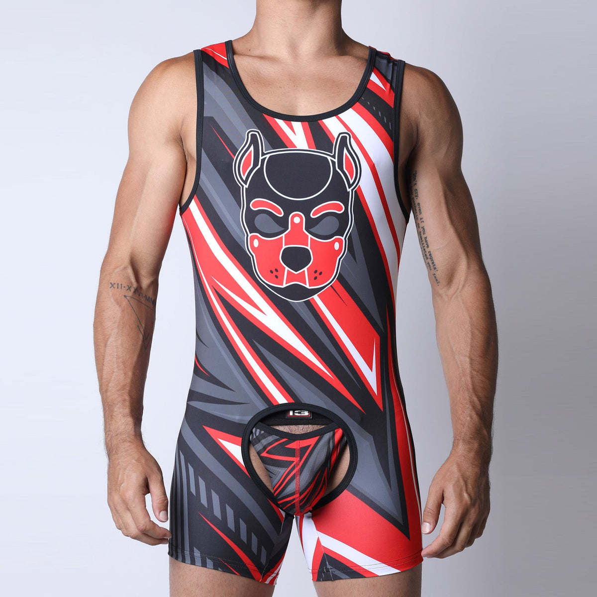 Cellblock 13 Kennel Club Lightning Pup Singlet Jock Red – Speedy Poppers